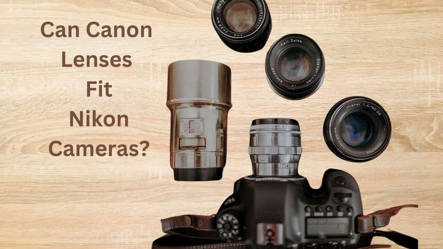 Can Canon Lenses Fit Nikon cameras? Exploring Compatibility